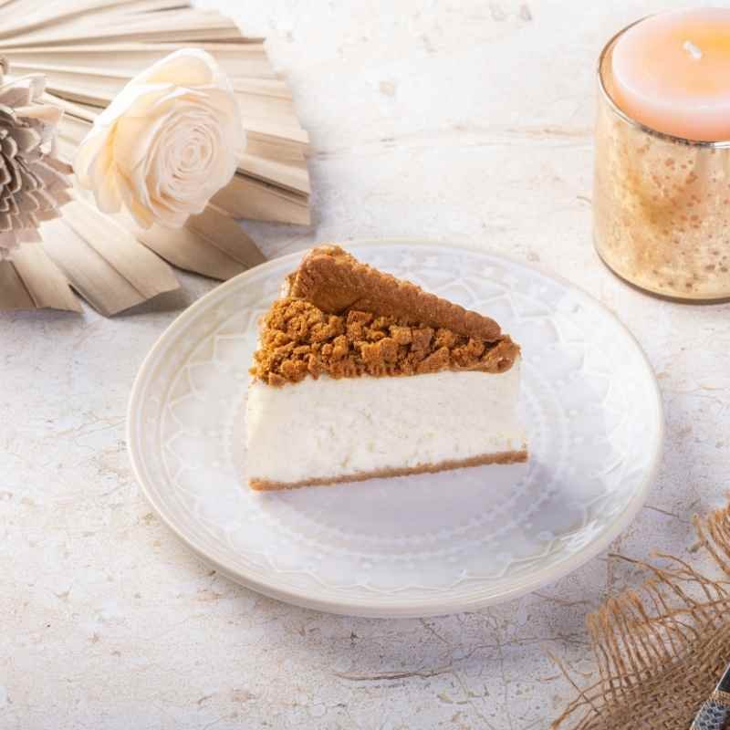 Lotus Biscoff Cheesecake Slice - Bean Baker